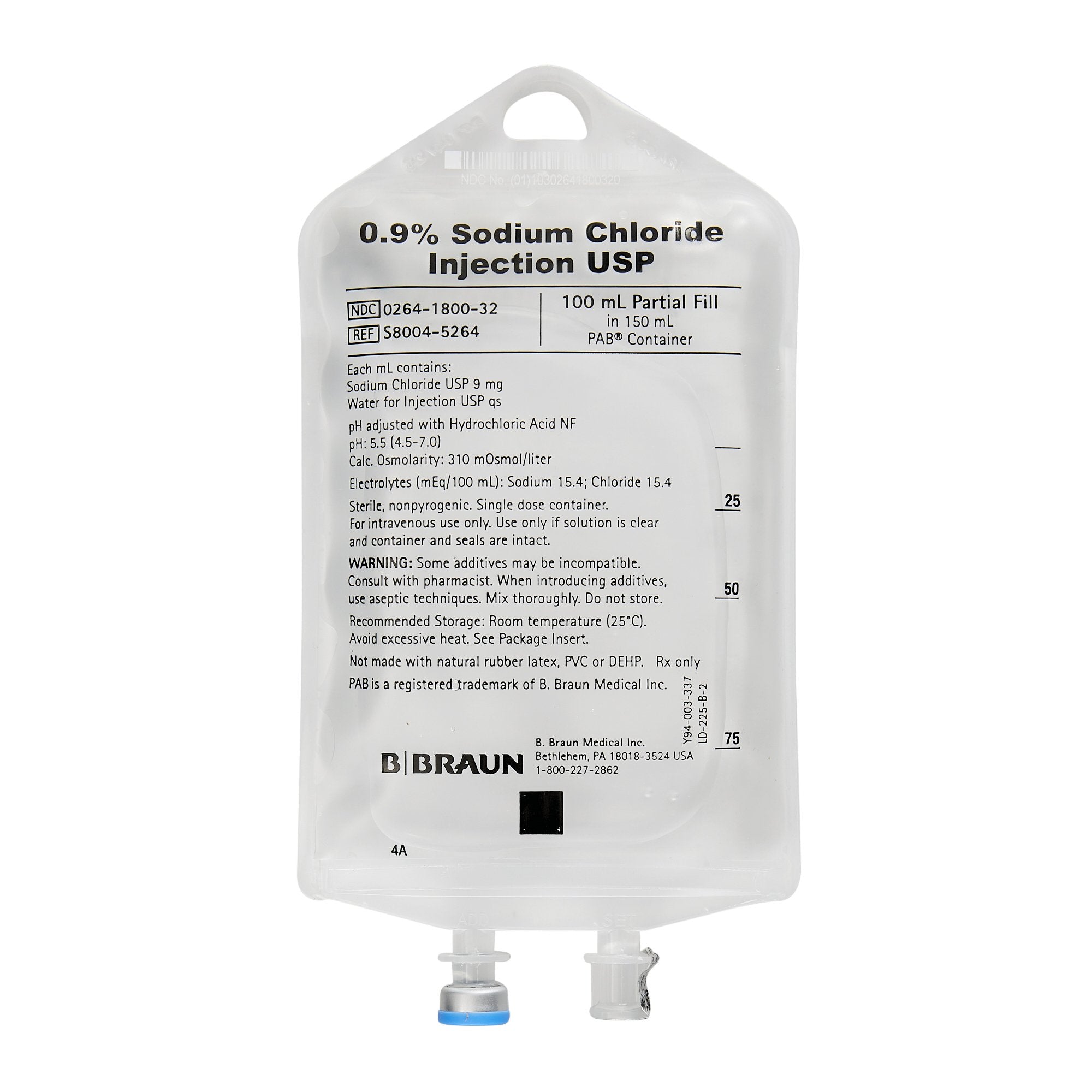 B BRAUN SODIUM CHLORIDE INJECTIONS USP | Globe Medical-Surgical Supply Co