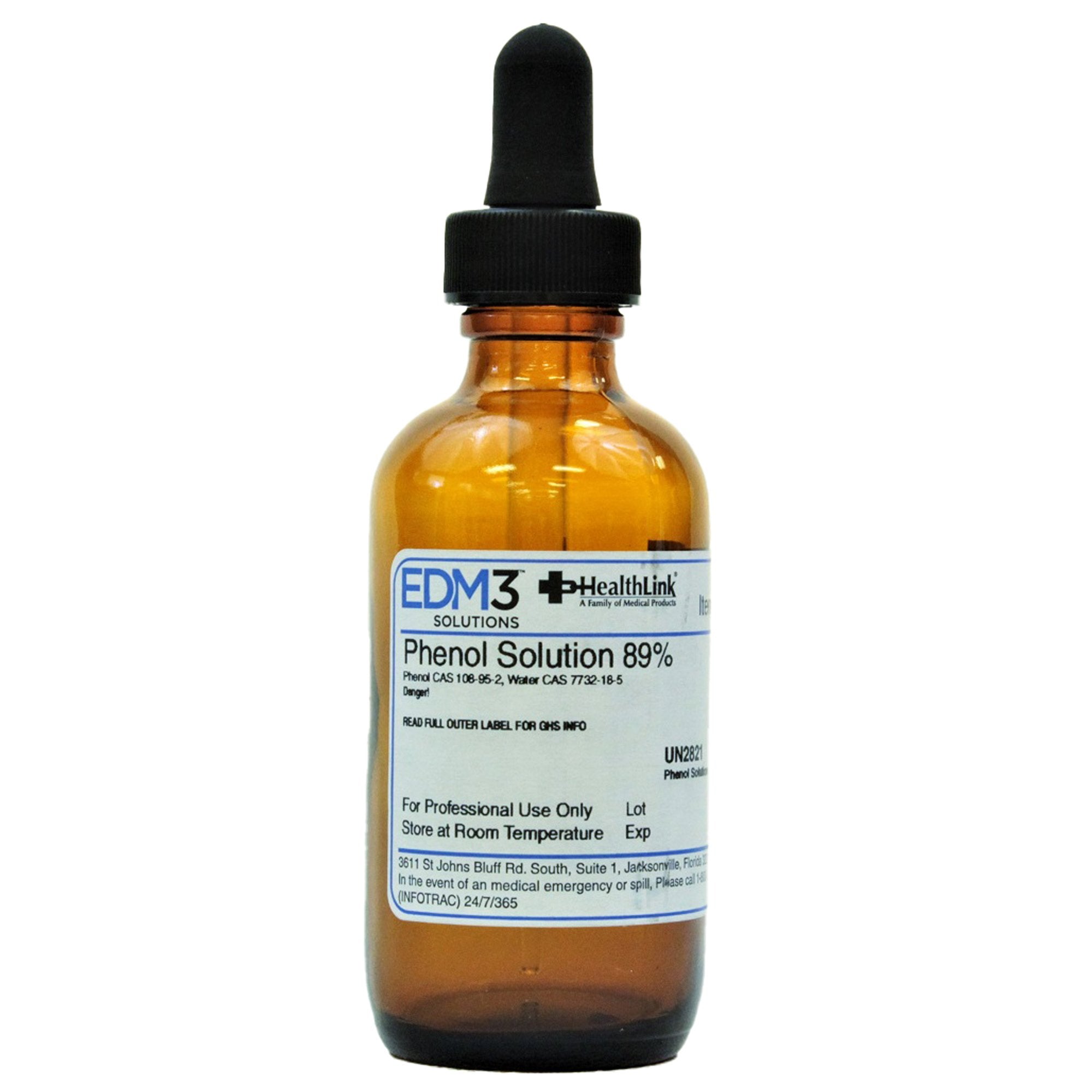 Chemistry Reagent Phenol ACS Grade 89% w/v 2 oz. | Globe Medical ...